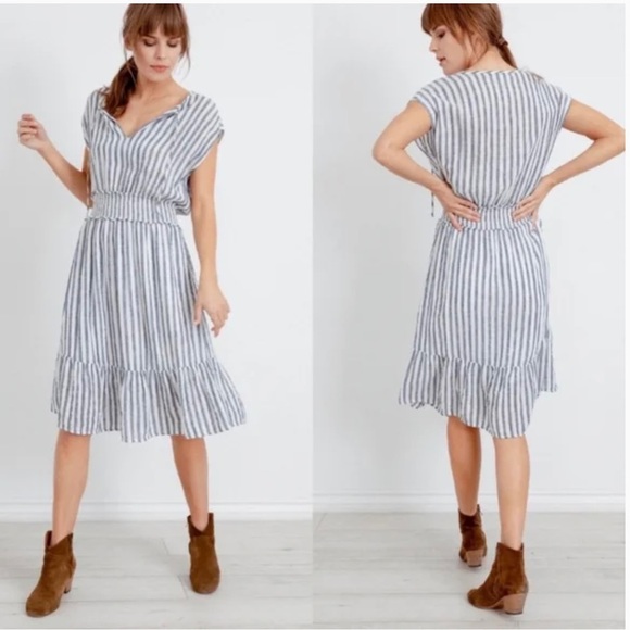 Rails | Dresses | Rails Ashlyn Rip Striped Blue Mini Dress | Poshmark